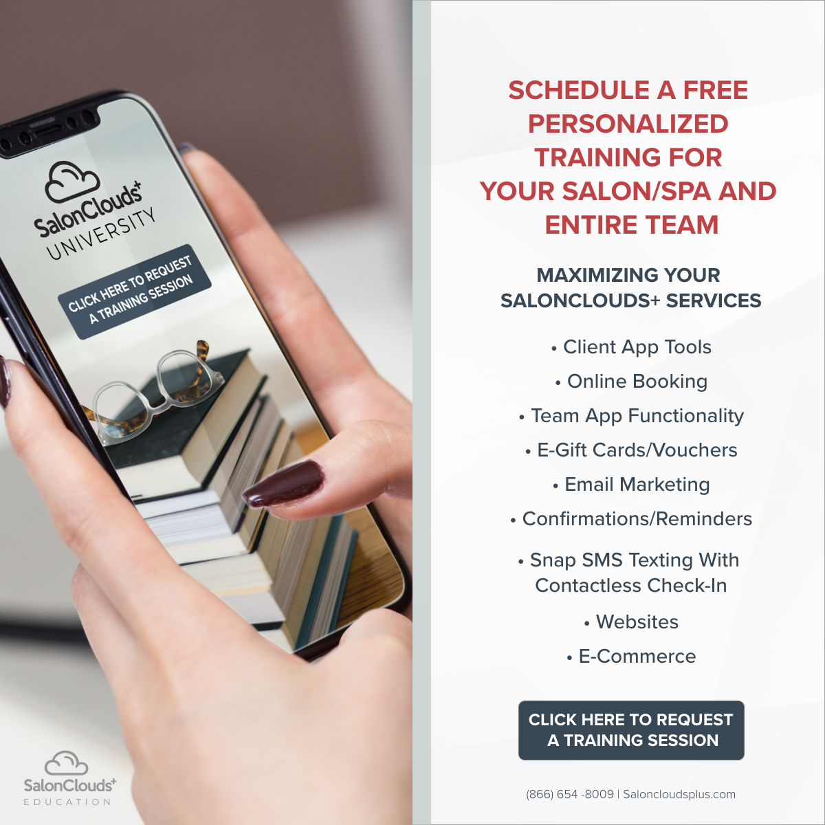 Spa, Salon APP, Marketing, Confirmations, Online Booking System